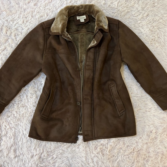 Pronto Uomo | Jackets & Coats | Pronto Uomo Vintage Brown Faux Fur ...